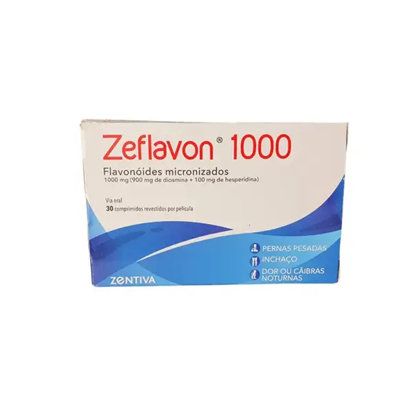Zeflavon 1000mg 30 comprimidos - Farmácia Santa Marta